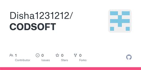 github disha1231212 codsoft
