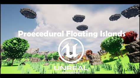 Procedural Stylized Floating Islands Unreal Engine YouTube