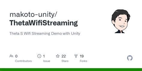 github makoto unity thetawifistreaming theta s wifi streaming demo