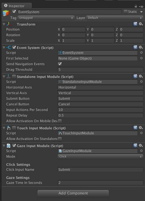 Vr Gaze Input Tales From The Rift
