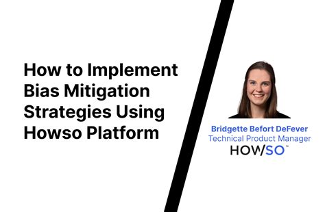 Bias Mitigation Strategies Using Howso Platform