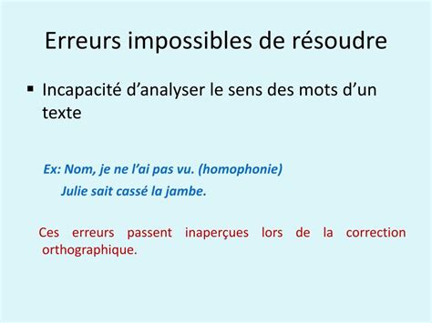 PPT Les ouvrages de référence et les correcticiels PowerPoint Presentation ID