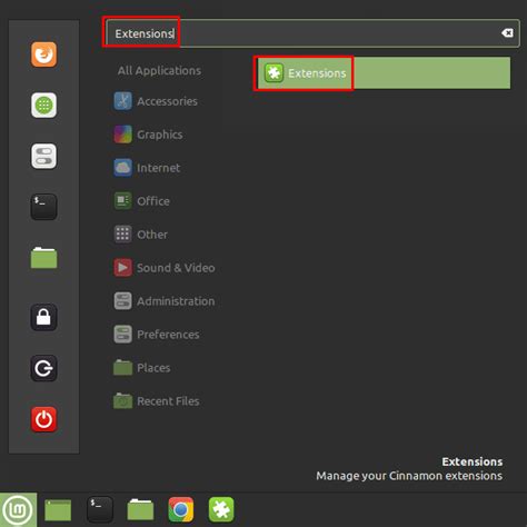 Linux Mint How To Add New Extensions Technipages
