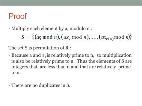 Fermat And Euler Theorem Pptx
