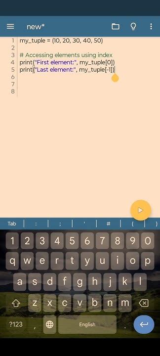 Negative Indexing With Tuple Data Type In Python Python Pythonprogramming Youtube