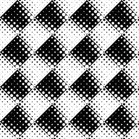 Premium Vector Abstract Seamless Monochrome Circle Pattern Background Design