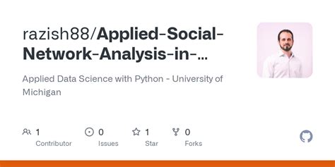 Github Razish88applied Social Network Analysis In Python Applied Data Science With Python
