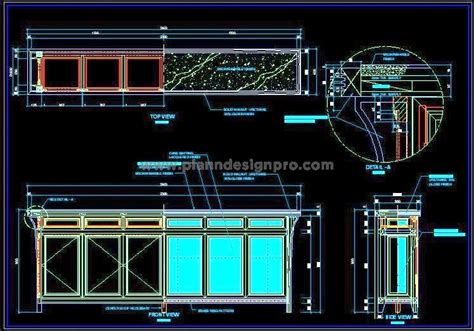 Boundary Wall Design Free Cad Block Plan And Elevation