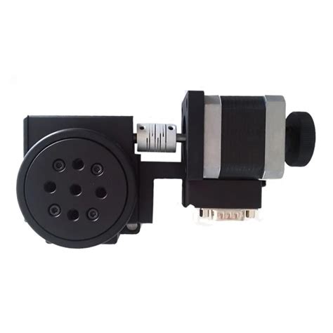 Electric Optical Rotating Platform Motorized Rotation Stage Rotating Machine 60mm Bearing Scale