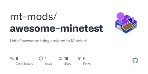 github mt mods awesome minetest list of awesome things related to