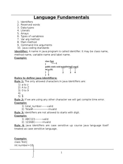 core java book pdf data type array data type