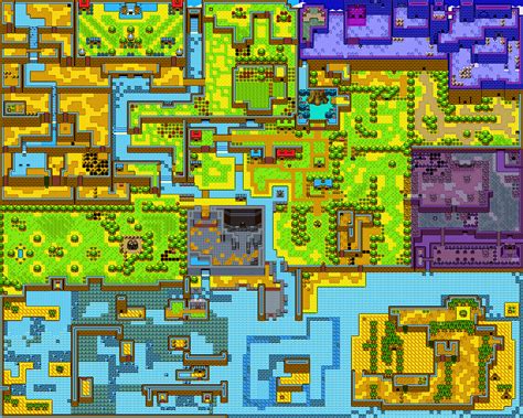 The Legend Of Zelda Oracle Of Ages Revneds Video Game Maps