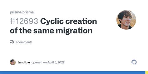 Cyclic Creation Of The Same Migration · Issue 12693 · Prismaprisma