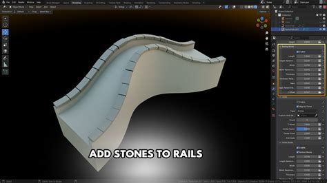 3d Tudor Bridy Blender Bridge Geometry Node Blender Market