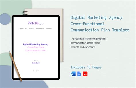 Free Editable Communication Plan Templates In Word To Download