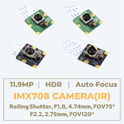 12mp Imx708 Camera Module Mipi Camera Module Auto Focus Camera