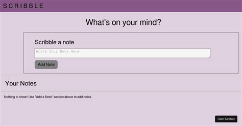 Notes App Cookies Ecb12t Codesandbox