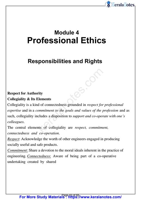Solution Module 4 Professional Ethics Notes Kerala Notes Studypool