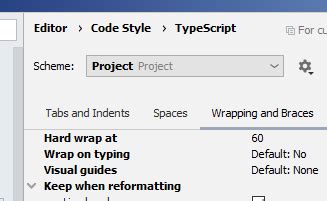 Javascript Can I Prevent IDEs From Auto Wrapping Attributes Via