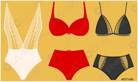 Mock Up Illustration Of Female Sexy Dress On Abstract Background