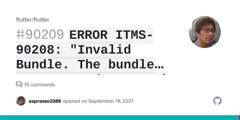 `error Itms 90208 Invalid Bundle The Bundle Runnerappframeworks