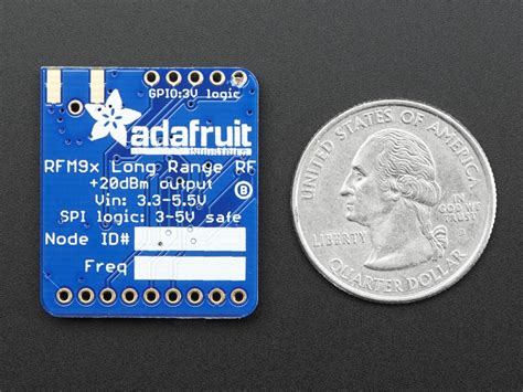 Adafruit Rfm96w Lora Radio Transceiver Breakout 433 Mhz Opencircuit