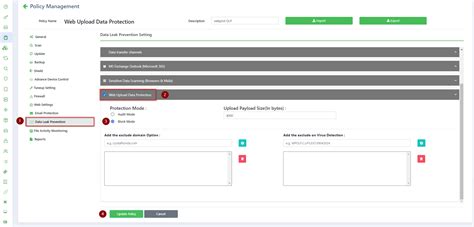 npav endpoint security how to configure and apply web upload data