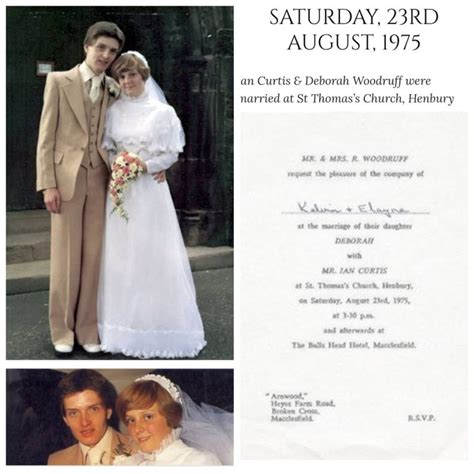 Remembering Ian Curtis On His Wedding Day 23 August 1975 Discipline Mag