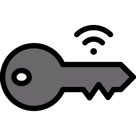 Smart Key Generic Outline Color Icon