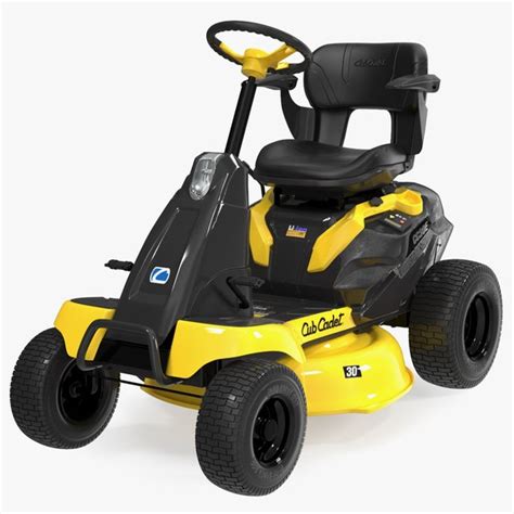 전기 승마 잔디 깎는 기계 Cub Cadet Cc30e Rigged 3d 모델 Turbosquid 2134707