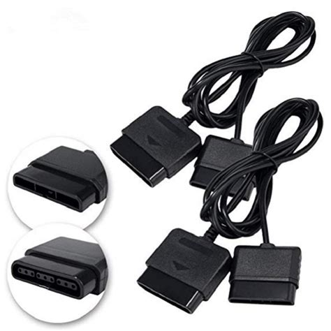 6ft Black Extension Cable For Playstation 2 Ps2 Co Vicedeal