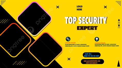 Banner Security System Template Download On Pngtree