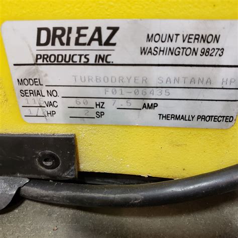 Dri Eaz Turbo Dryer Big Valley Auction