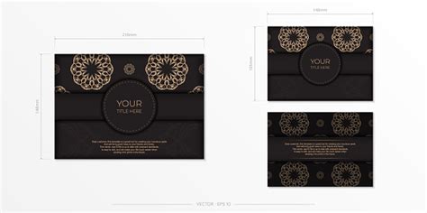 고급스러운 패턴의 블랙 색직 기성 엽서 디자인 빈티지 장식 벡터 초대 카드 템플릿 0명에 대한 스톡 벡터 아트 및 기타 이미지 0명 기념일 꽃 식물 Istock