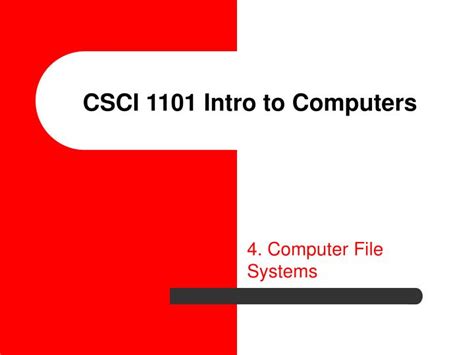 Ppt Csci 1101 Intro To Computers Powerpoint Presentation Free