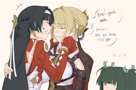 Evelyn Chevalier Qingyi And Astra Yao Zenless Zone Zero Drawn By Bluhbold Danbooru