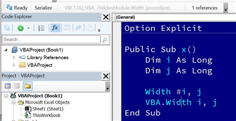 usages of hiddenmodule s width procedure don t resolve · issue 2835