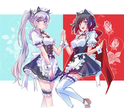 Ruby Rose And Weiss Schnee Rwby Drawn By Iesupa Danbooru