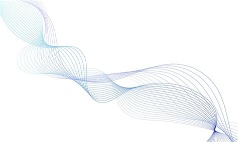 Premium Vector Abstract Blue Gradient Wave Element For Design Digital Frequency Track Equalizer