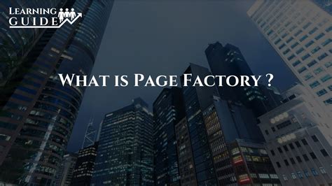what is pagefactory youtube