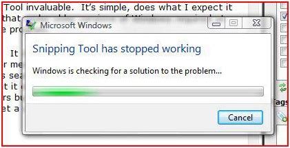 Snipping Tool Has Stopped Working Techyv Com