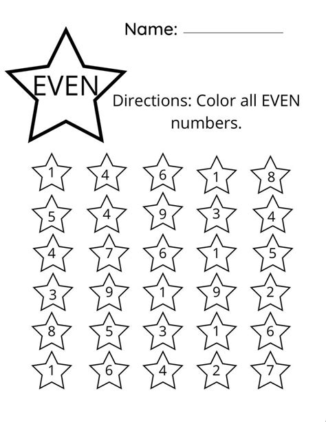 Excited To Share This Item From My Etsy Shop Even And Odd Numbers Worksheets Education Numbe