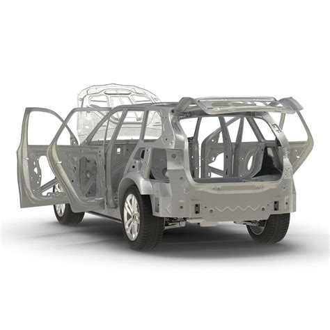 섀시가있는 Suv 프레임 3d 모델 199 3ds C4d Fbx Ma Obj Max Free3d