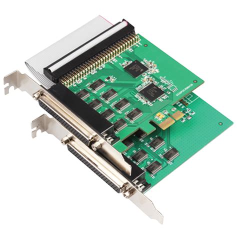 PCI E Port RS DB Serial Controller Card With Fan Out Cable