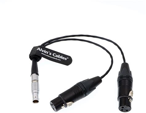 Alvin S Cables Xlr Breakout Audio Input Cable For Atomos Shogun Monitor