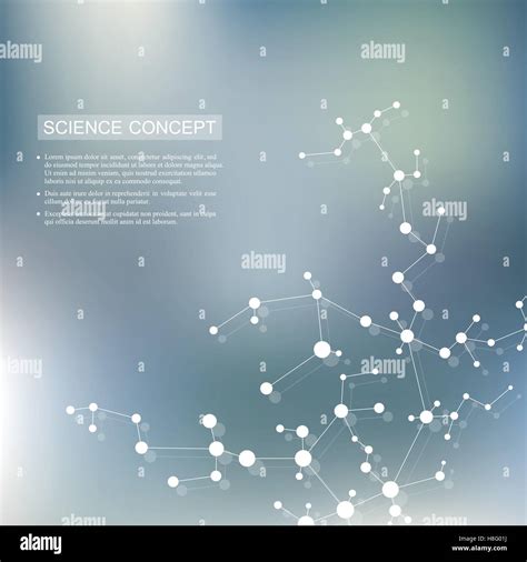 Structure Molecule Of Dna And Neurons Structural Atom Chemical