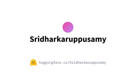 Sridharkaruppusamy Sridhar