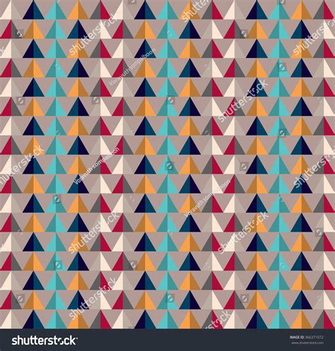 Geometric Triangel Pattern Geometric Simple Print เวกเตอรสตอก ปลอด