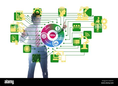 Concept Of The RPA Robotic Process Automation Stock Photo Alamy