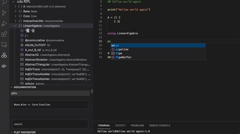 Vscode Is Only Showing Autocomplete And Documentation For Base Functions Issue Julia